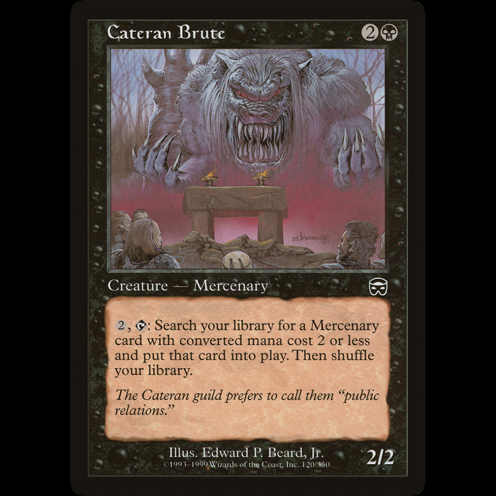 MTG Cateran Brute Mercadian Masques mmq#120 - Madtoyz