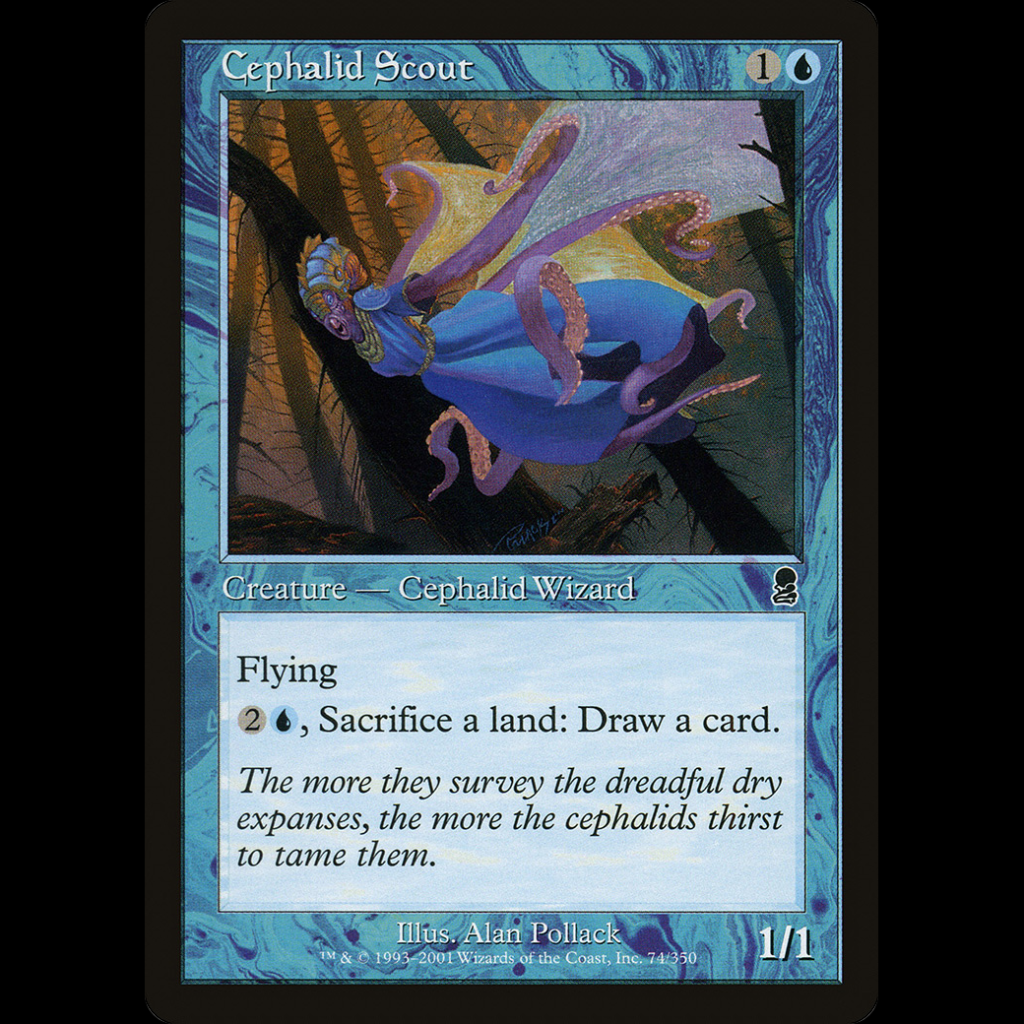 MTG Explorador cefálido (Cephalid Scout) Odyssey ody#74 - Madtoyz