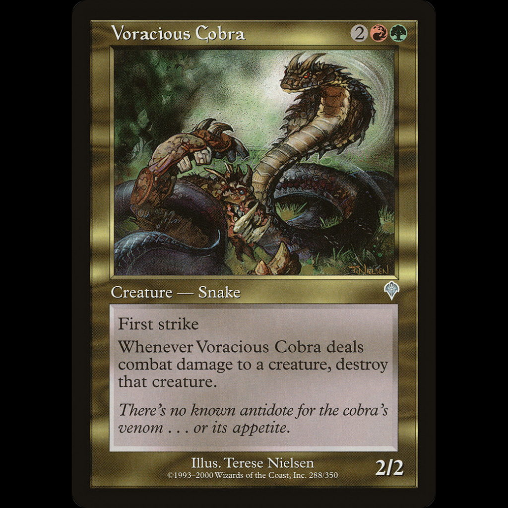 MTG Cobra Voraz (Voracious Cobra) Invasion inv#288 - Madtoyz