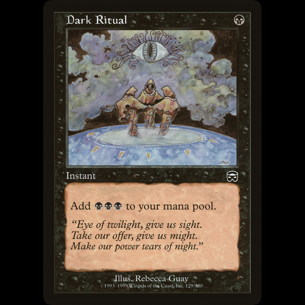 MTG Ritual siniestro (Dark Ritual) Mercadian Masques mmq#129 - Madtoyz