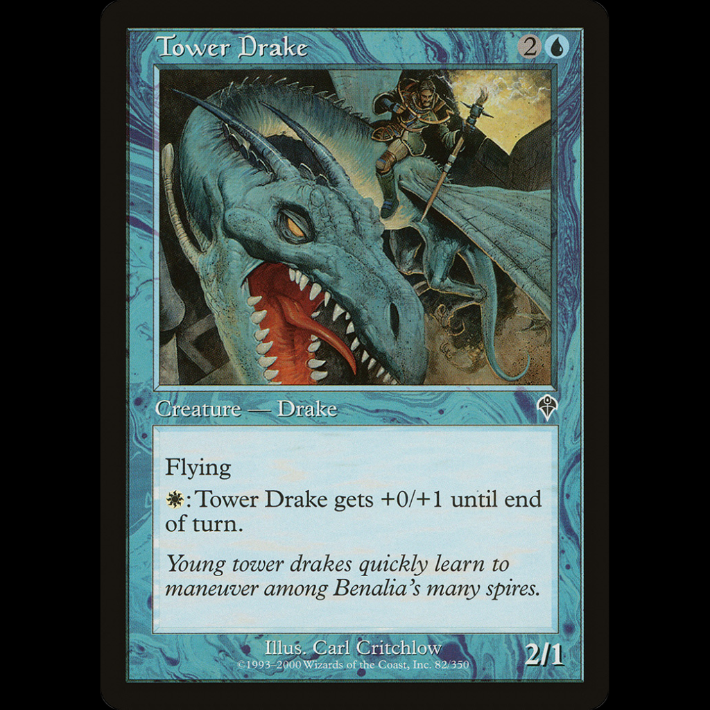 MTG Draco de la Torre (Tower Drake) Invasion inv#82 - Madtoyz