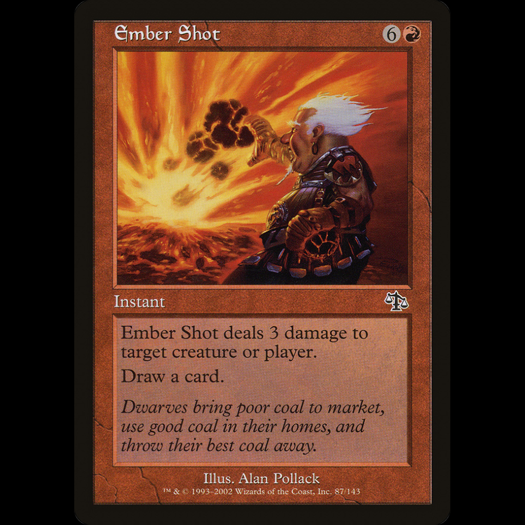 MTG Disparo de brasas (Ember Shot) Judgment jud#87 - Madtoyz