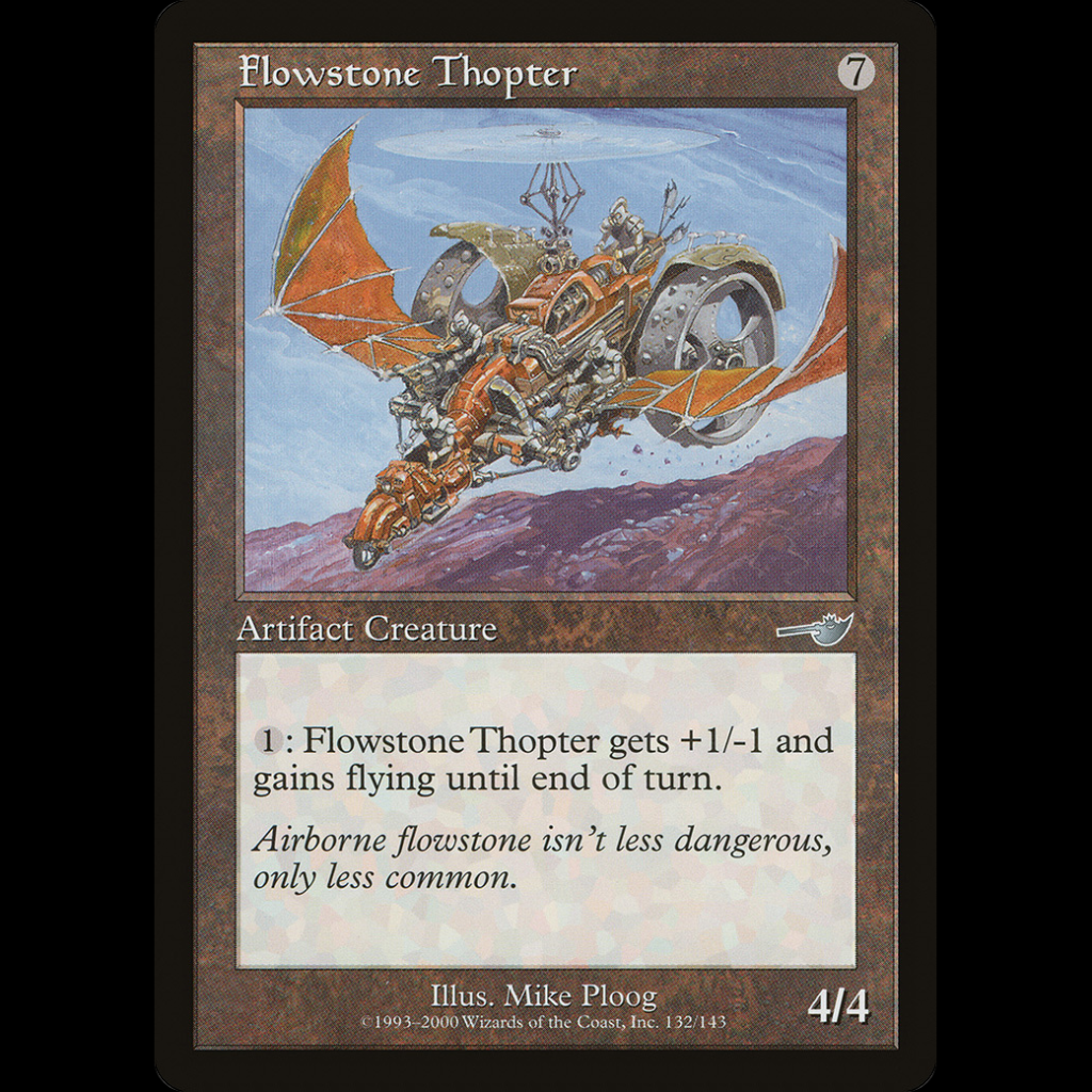 MTG Toptero de Piedra Variable (Flowstone Thopter) Nemesis nem#132 ...