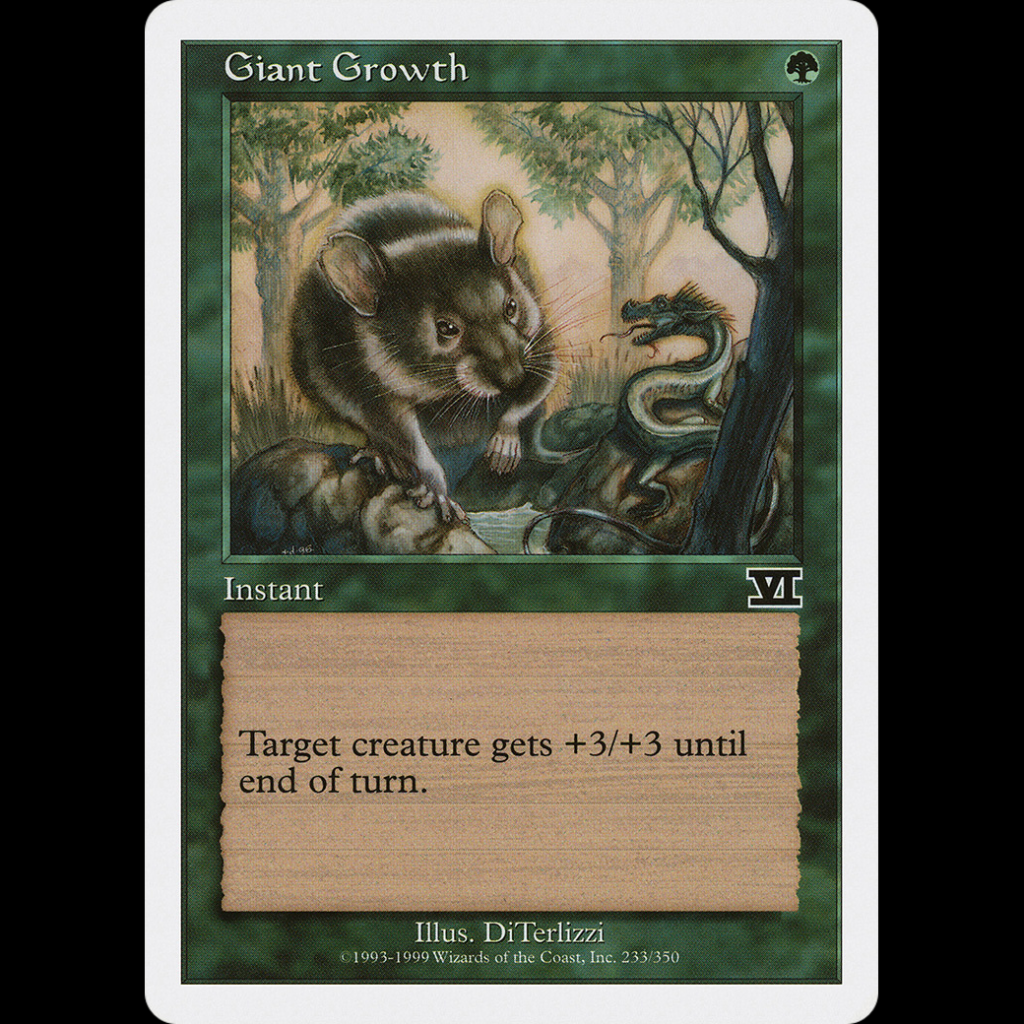 MTG Crecimiento gigante (Giant Growth) Classic Sixth Edition 6ed#233 ...