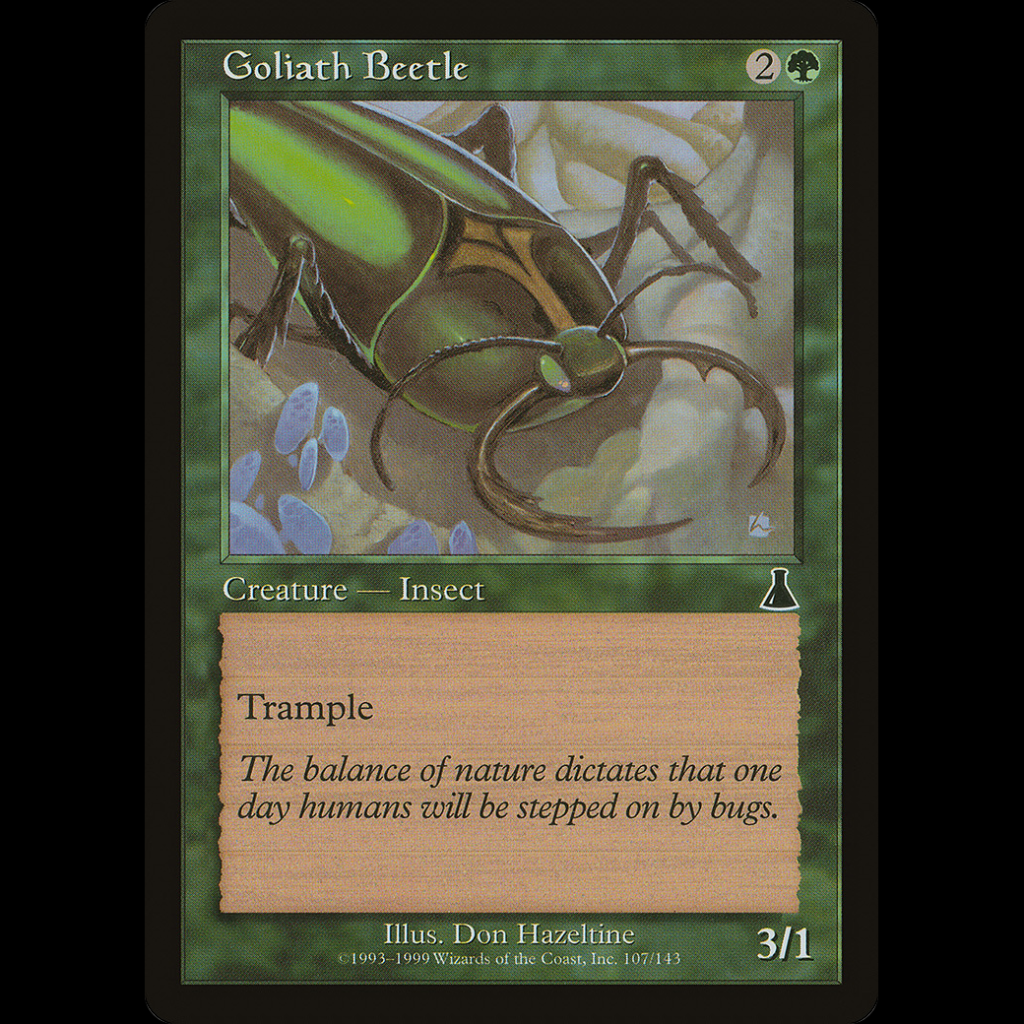 MTG Goliath Beetle Urza's Destiny uds#107 - Madtoyz