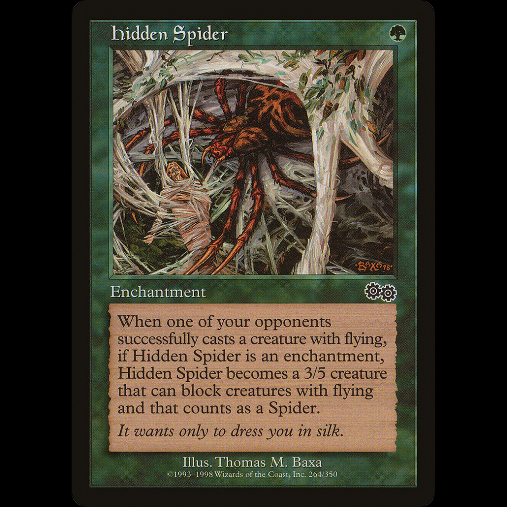 MTG Araña oculta (Hidden Spider) Urza's Saga usg#264 - Madtoyz
