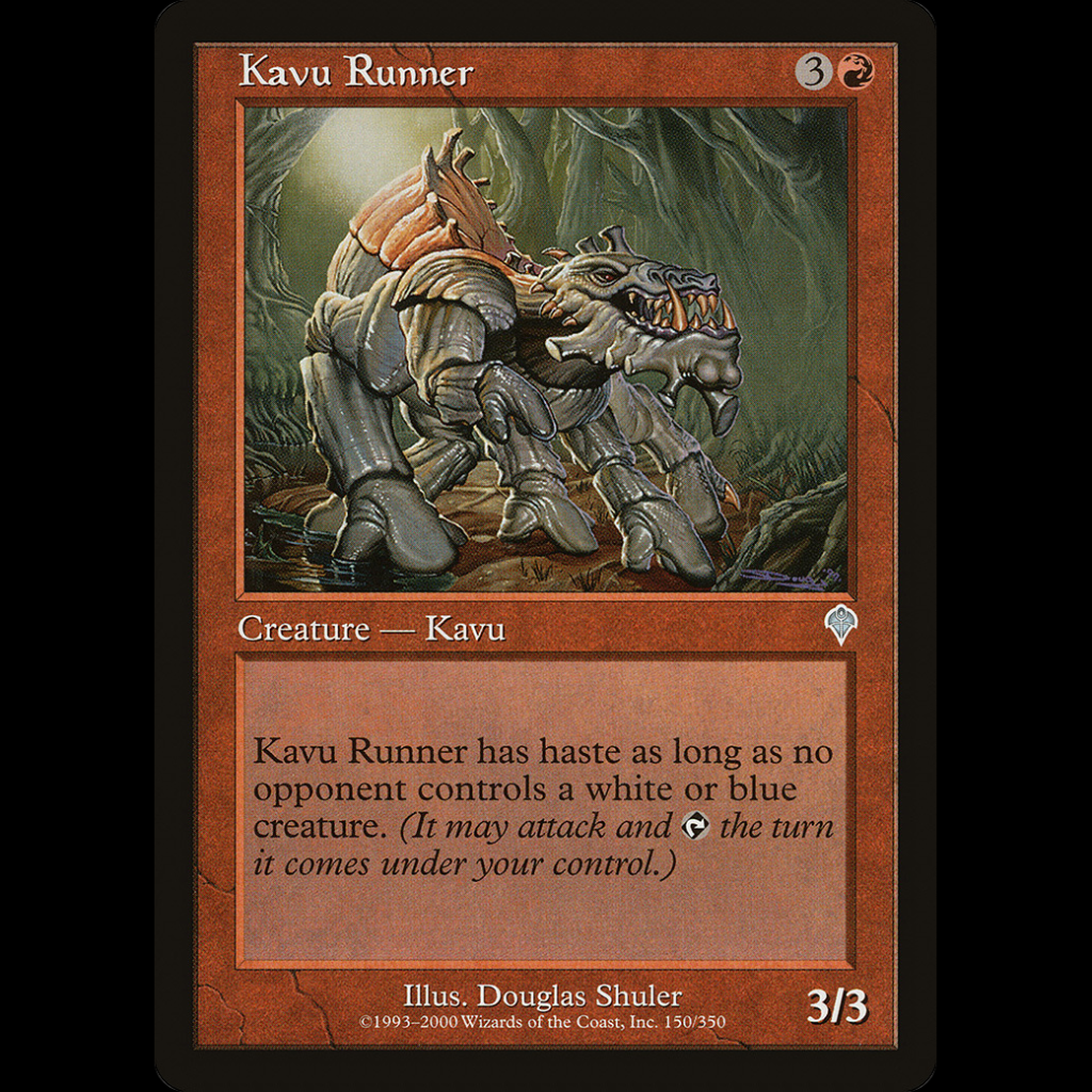 MTG Kavu Corredor (Kavu Runner) Invasion inv#150 - Madtoyz