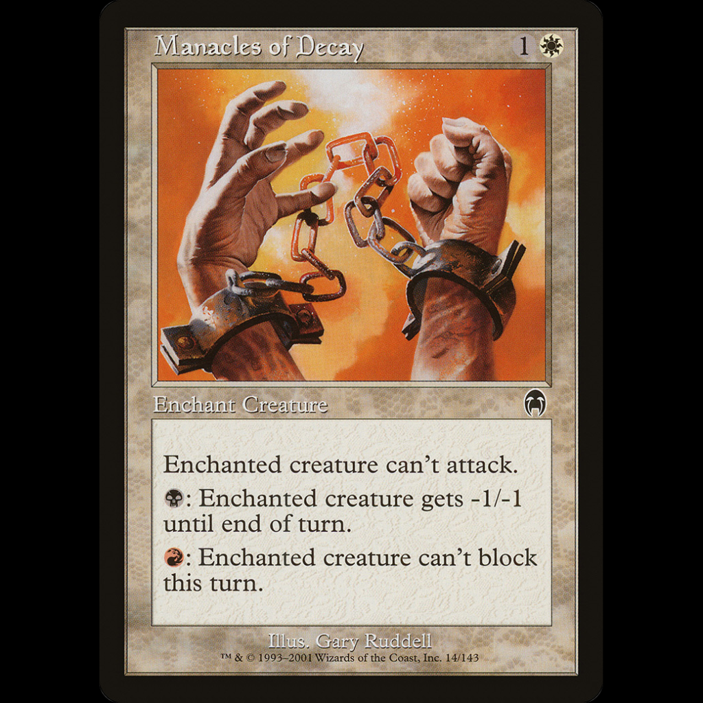 MTG Manacles of Decay Apocalypse - Madtoyz