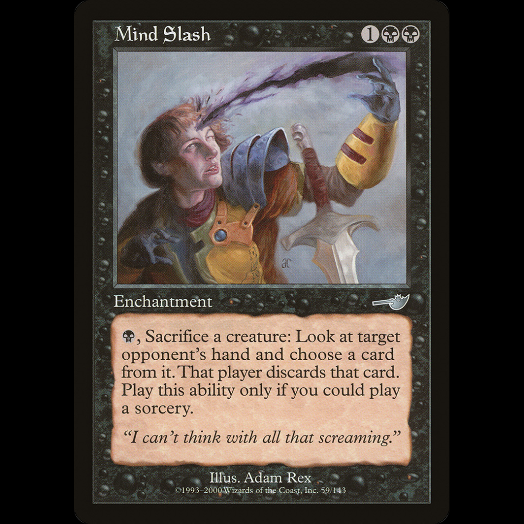 MTG Cuchillazo mental (Mind Slash) Nemesis nem#59 - Madtoyz