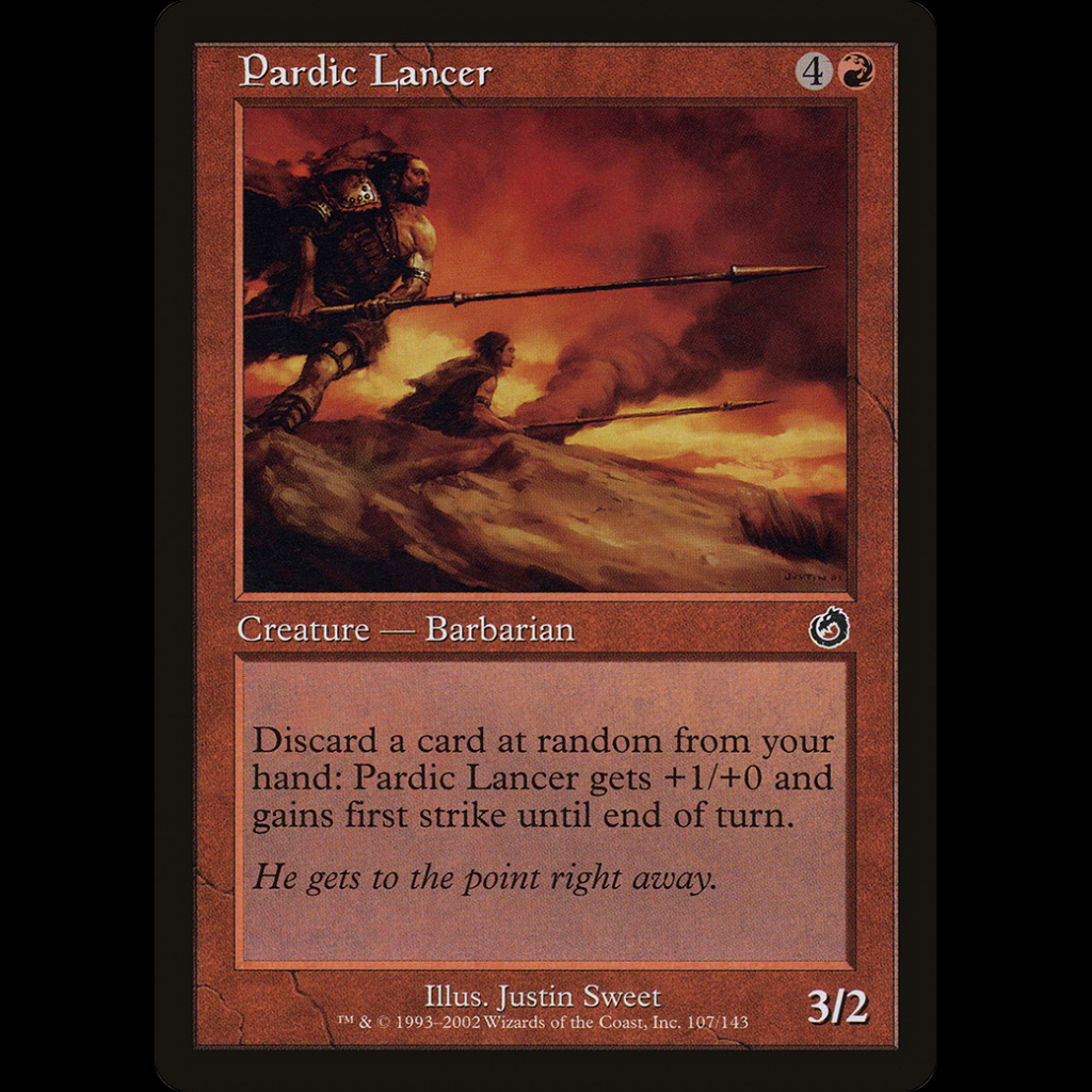 MTG Lancero párdico (Pardic Lancer) Torment tor#107 - Madtoyz