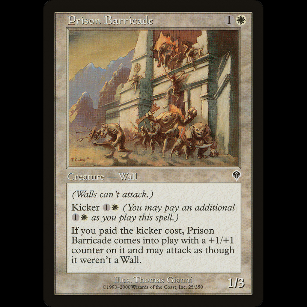 MTG Barricada de la Prisión (Prison Barricade) Invasion inv#25 - Madtoyz
