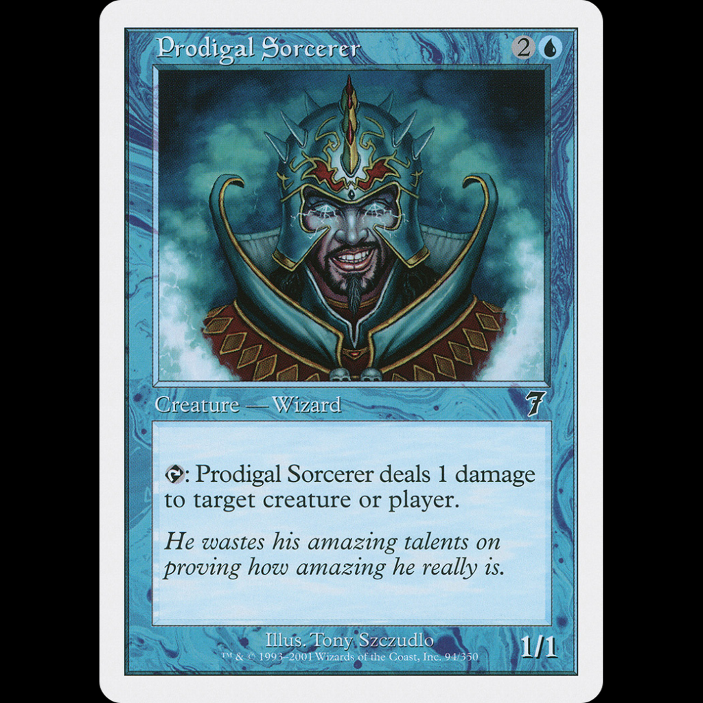 MTG Prodigal Sorcerer Seventh Edition 7ed#94 - Madtoyz