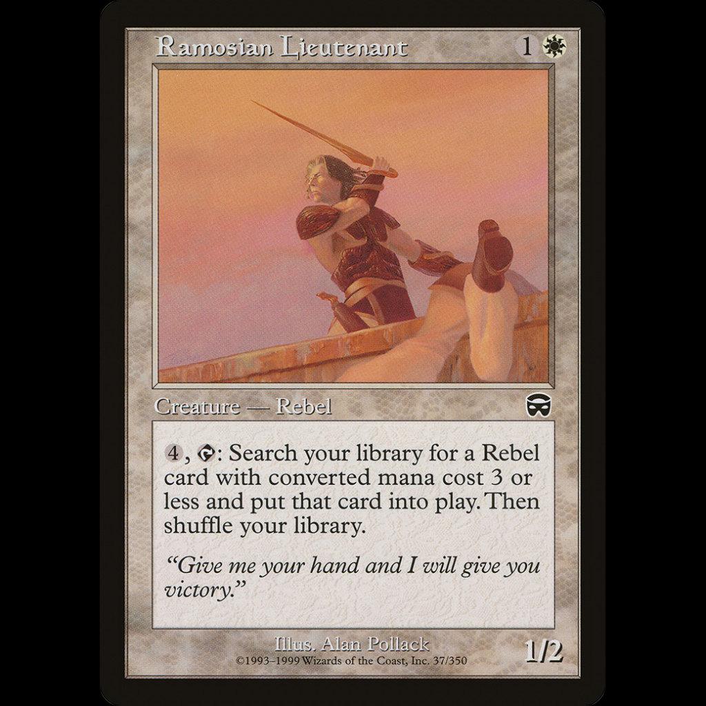 MTG Ramosian Lieutenant Mercadian Masques mmq#37 - Madtoyz