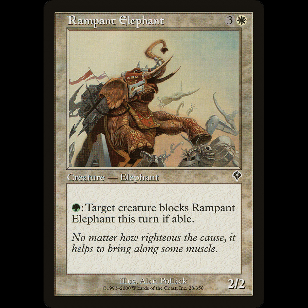 MTG Elefante Desenfrenado (Rampant Elephant) Invasion - Madtoyz