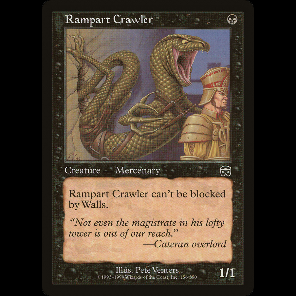 MTG Rampart Crawler Mercadian Masques mmq#156 - Madtoyz