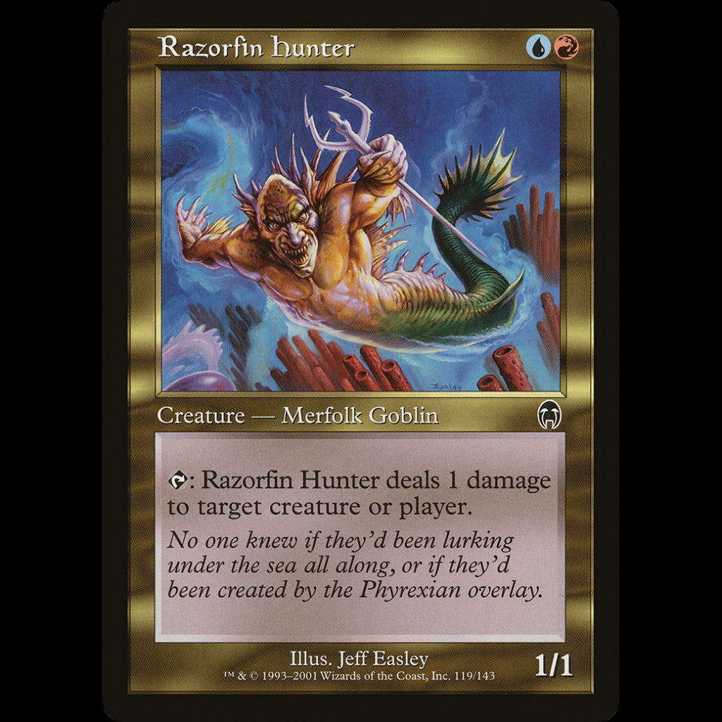 MTG Cazador aletanavaja (Razorfin Hunter) Apocalypse apc#119 - Madtoyz