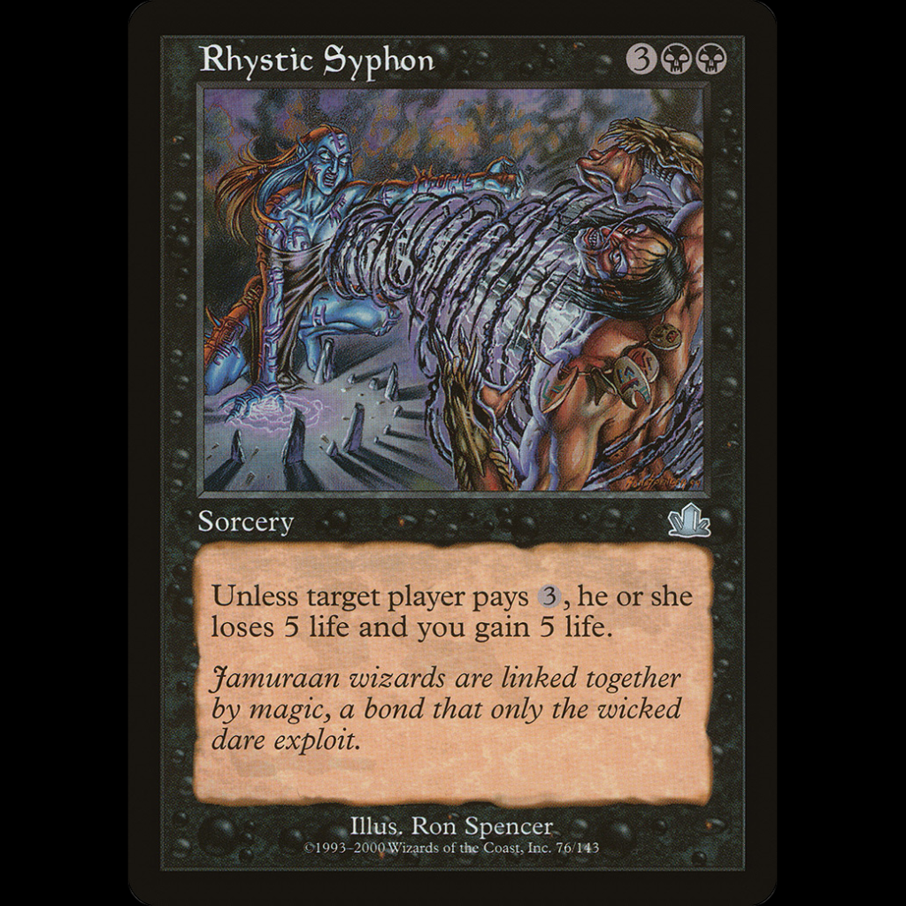 MTG Rhystic Syphon Prophecy pcy#76 - Madtoyz