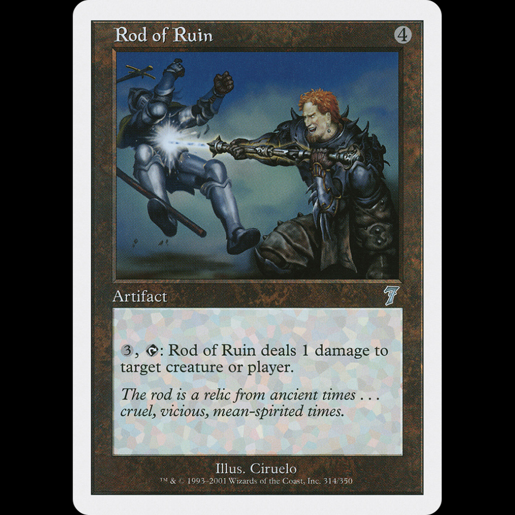MTG Bastón de destrucción (Rod of Ruin) Seventh Edition 7ed#314 - Madtoyz