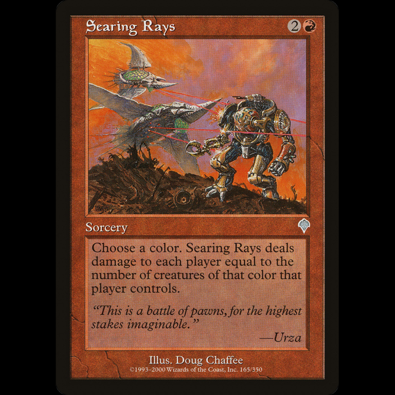MTG Rayos Abrasadores (Searing Rays) Invasion inv#165 - Madtoyz