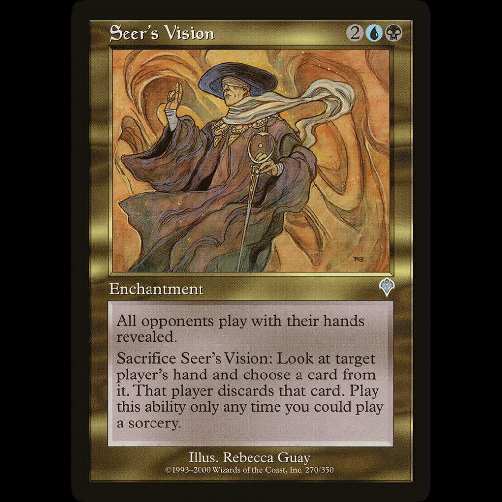 MTG Visión del Vidente (Seer's Vision) Invasion - HP - Madtoyz