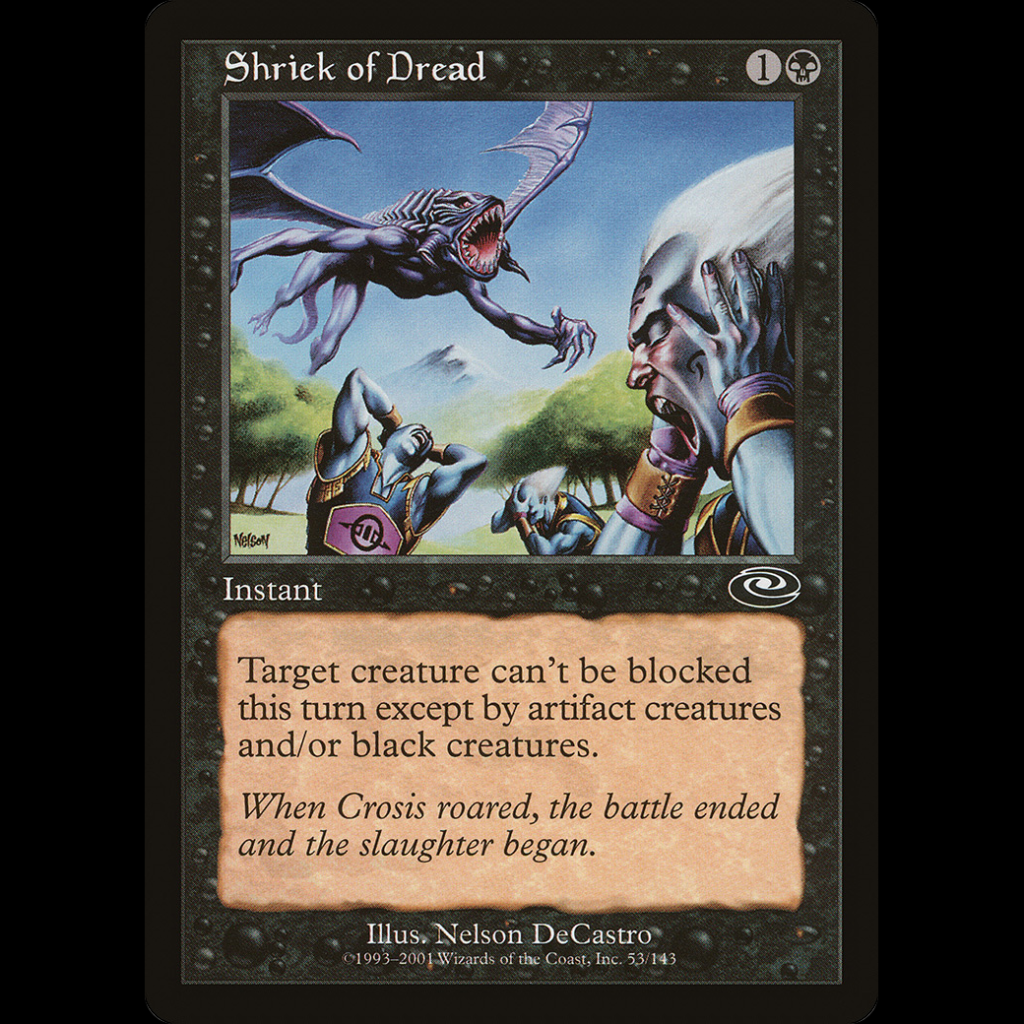 MTG Chillido horrorizante (Shriek of Dread) Planeshift pls#53 - Madtoyz