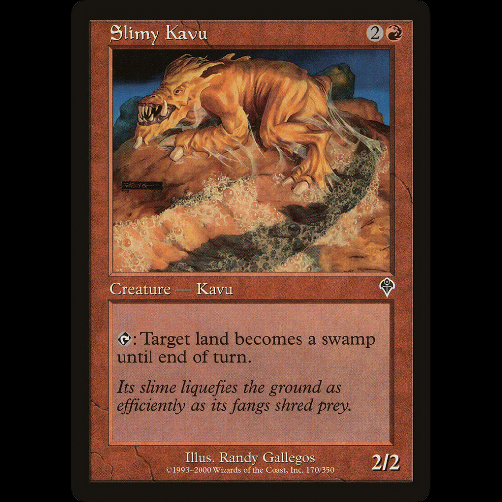 MTG Kavu Baboso (Slimy Kavu) Invasion inv#170 - Madtoyz