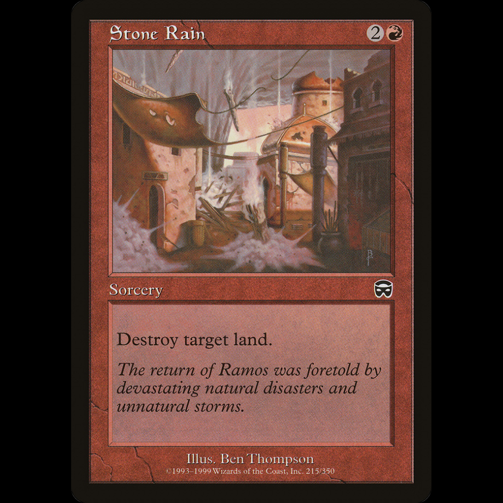 MTG Lluvia de piedras (Stone Rain) Mercadian Masques mmq#215 - Madtoyz