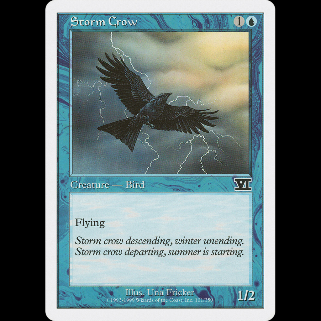 MTG Storm Crow Classic Sixth Edition 6ed#101 - Madtoyz