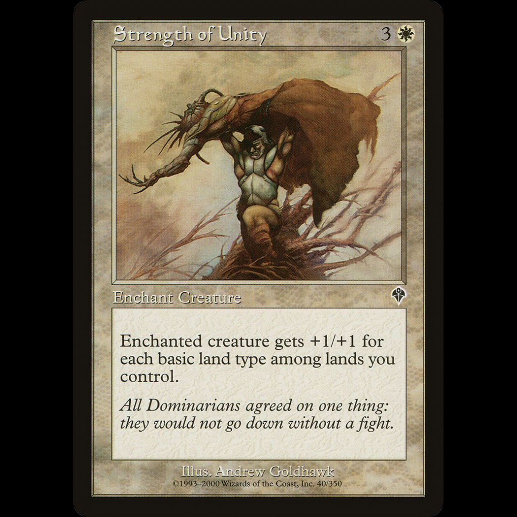 MTG Strength of Unity Invasion inv#40 - Madtoyz