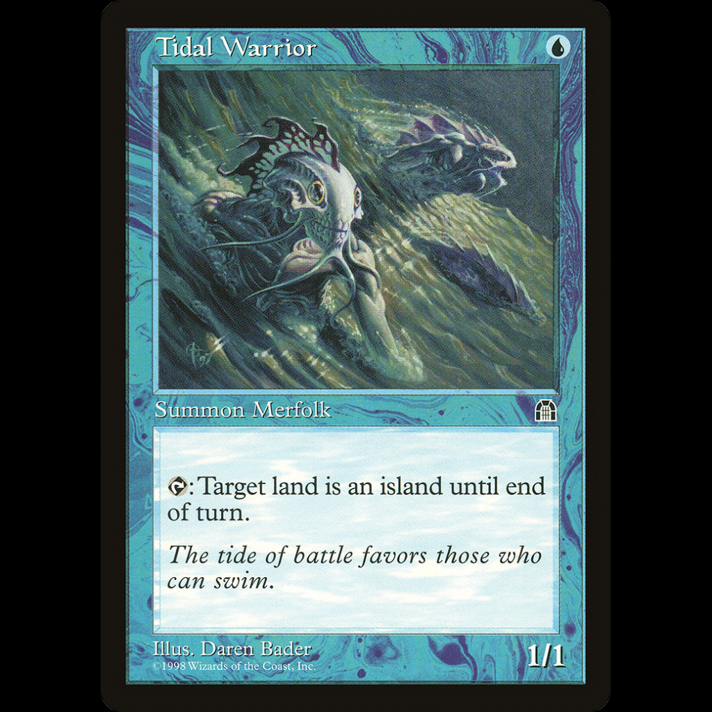 MTG Tidal Warrior Stronghold sth#47 - Madtoyz