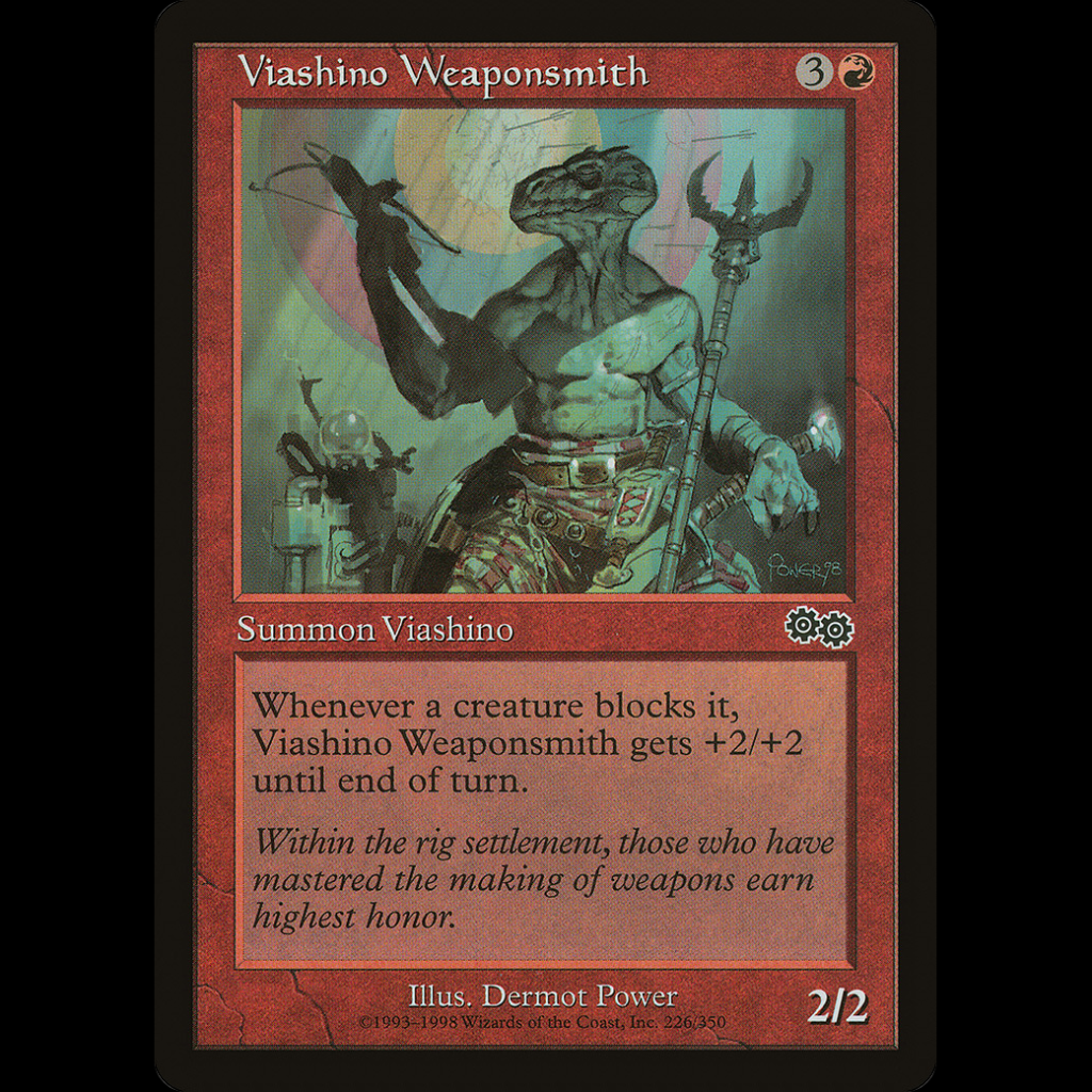 MTG Armero Viashino (Viashino Weaponsmith) Urza's Saga usg#226 - Madtoyz