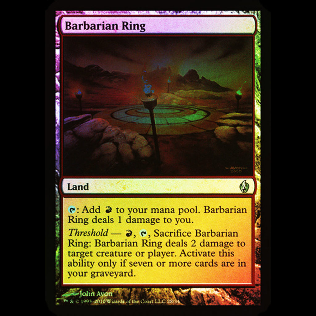 MTG Barbarian Ring Premium Deck Series: Fire and Lightning pd2#28 - Madtoyz