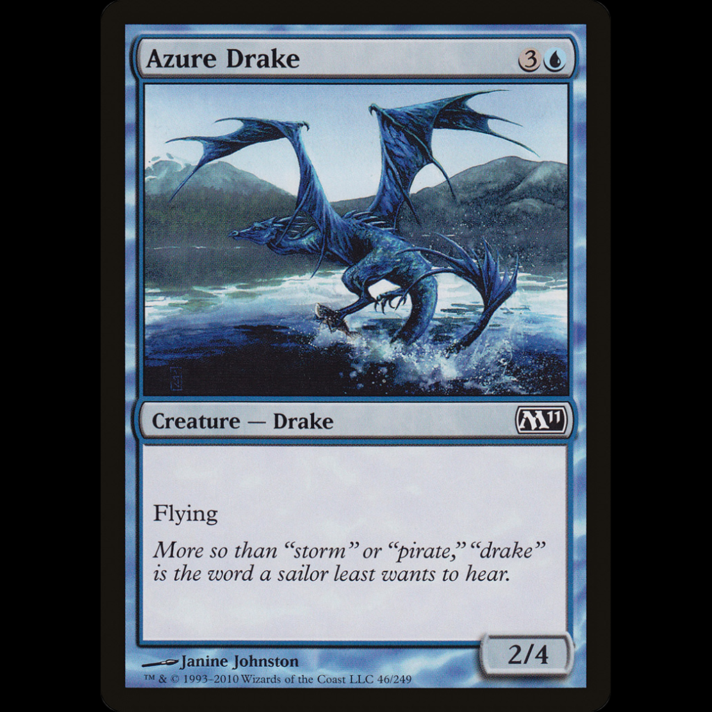MTG Azure Drake Magic 2011 m11#46 - Madtoyz
