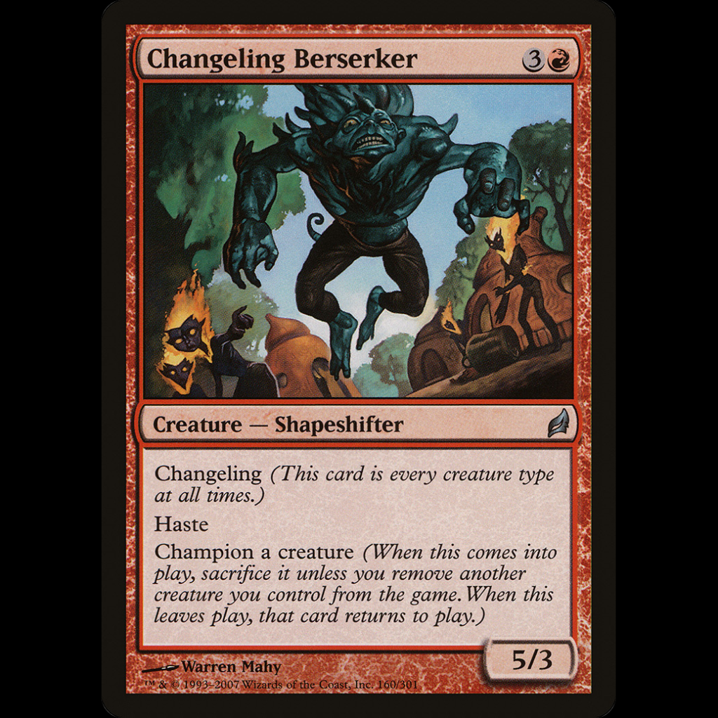MTG Changeling Berserker Lorwyn lrw#160 - Madtoyz