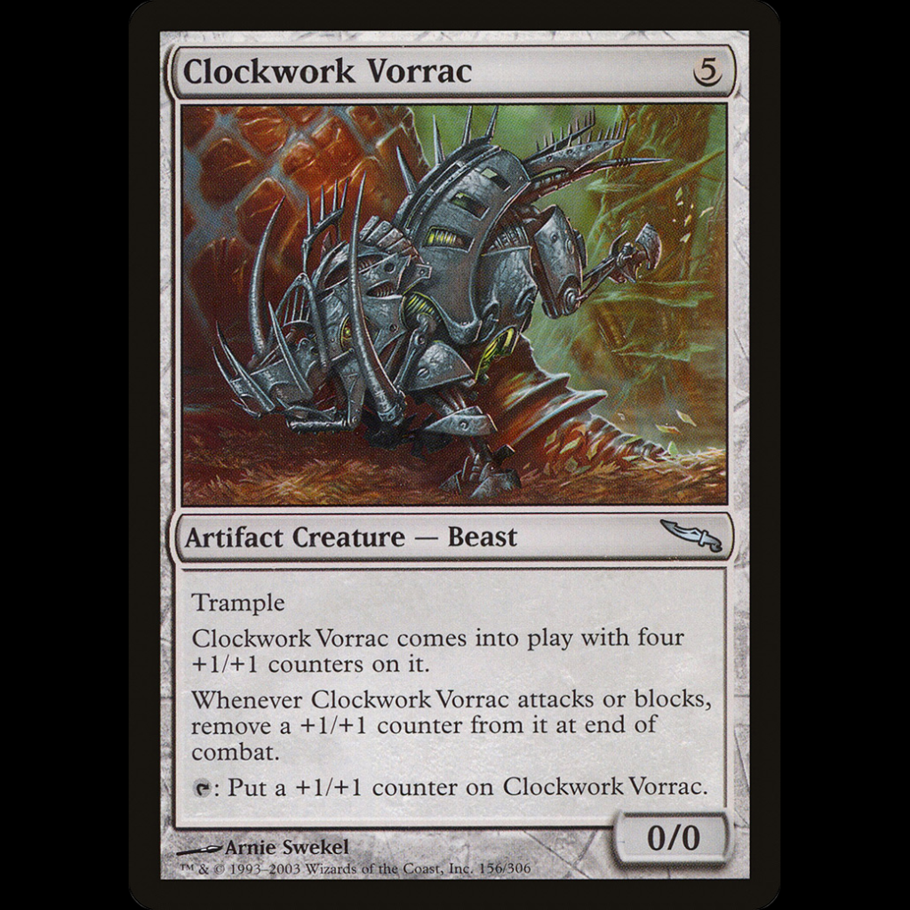 MTG Clockwork Vorrac Mirrodin mrd#156 - Madtoyz