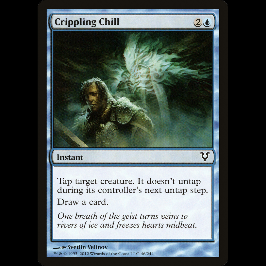 MTG Crippling Chill Avacyn Restored avr#46 - Madtoyz