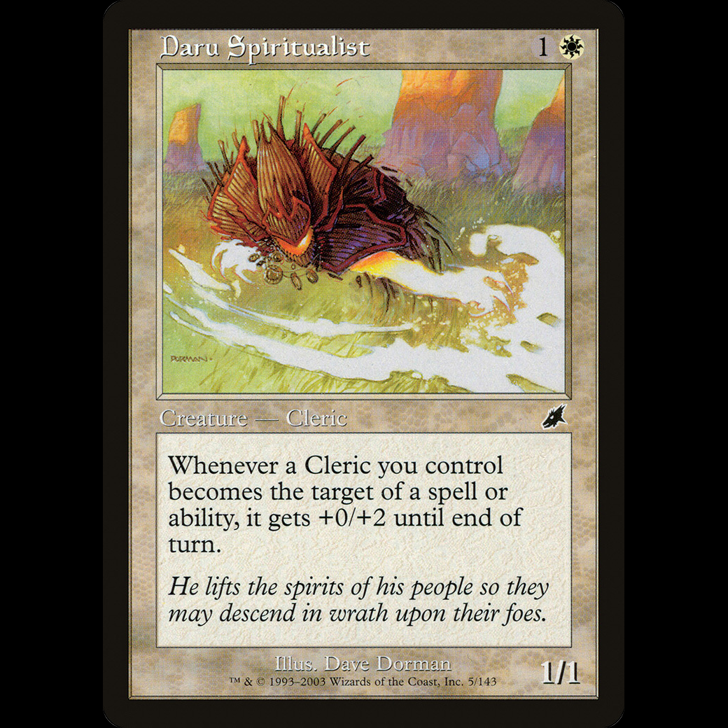 MTG Espiritualista de Daru (Daru Spiritualist) Scourge scg#5 - Madtoyz
