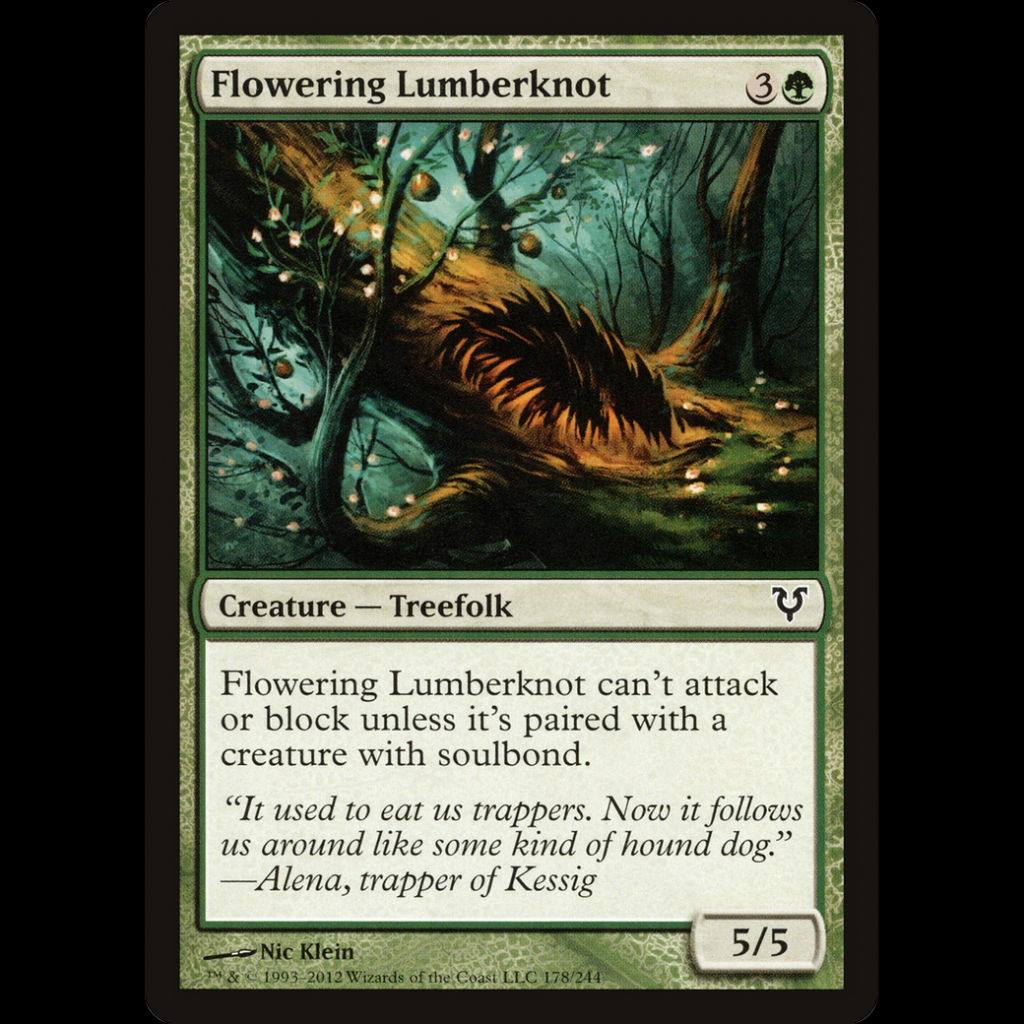 MTG Flowering Lumberknot Avacyn Restored avr#178 - Madtoyz