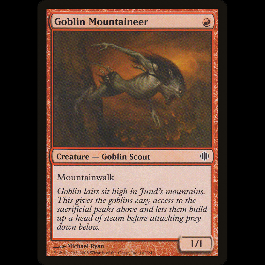 MTG Goblin Mountaineer Shards of Alara ala#102 - Madtoyz
