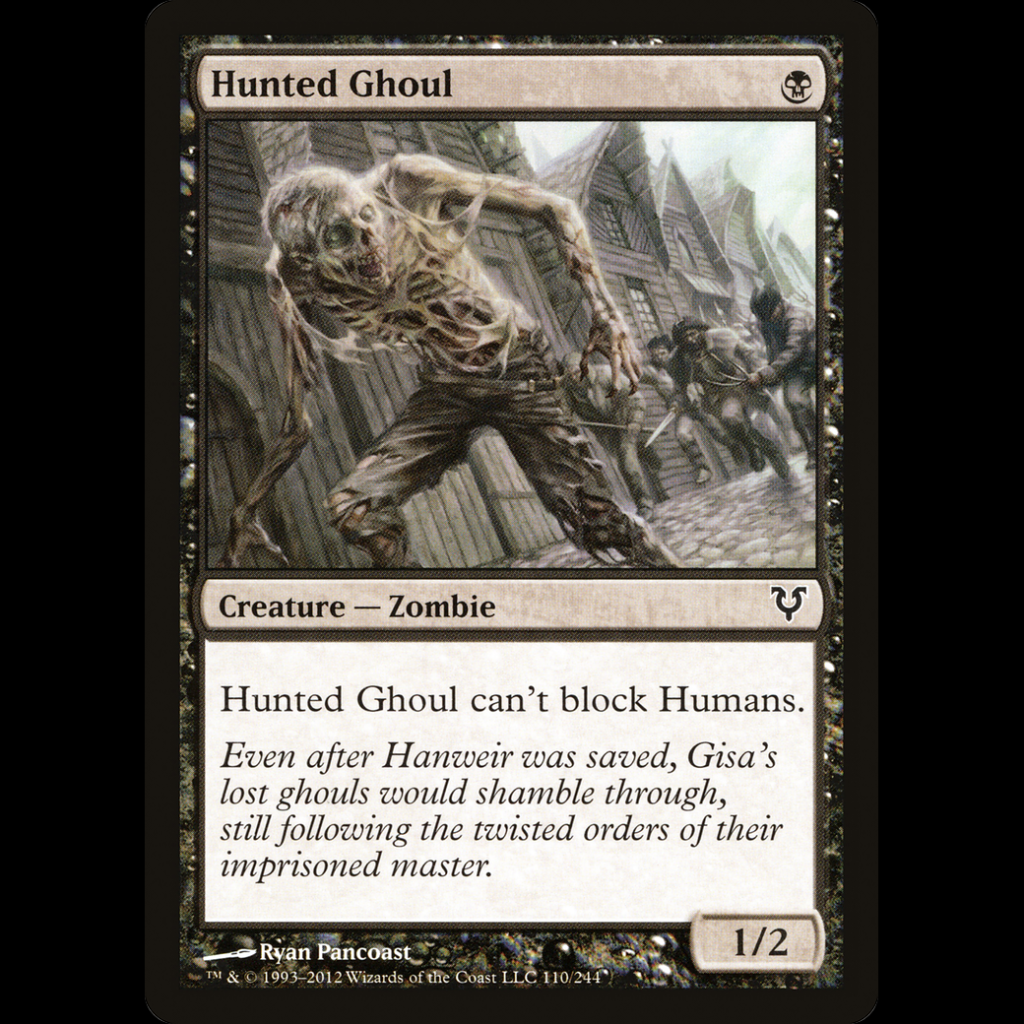 MTG Hunted Ghoul Avacyn Restored avr#110 - Madtoyz