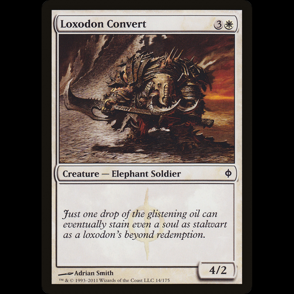 MTG Loxodon Convert New Phyrexia nph#14 - Madtoyz