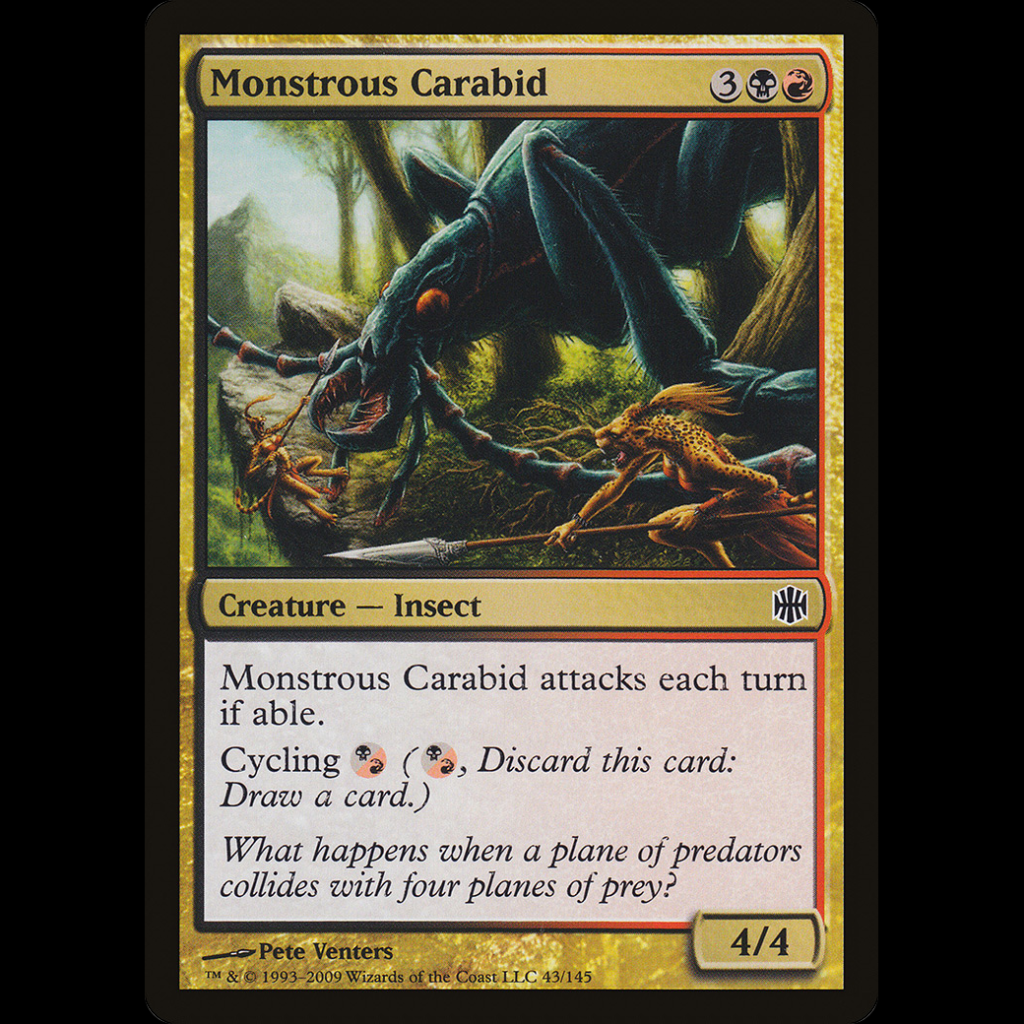 MTG Monstrous Carabid Alara Reborn arb#43 - Madtoyz