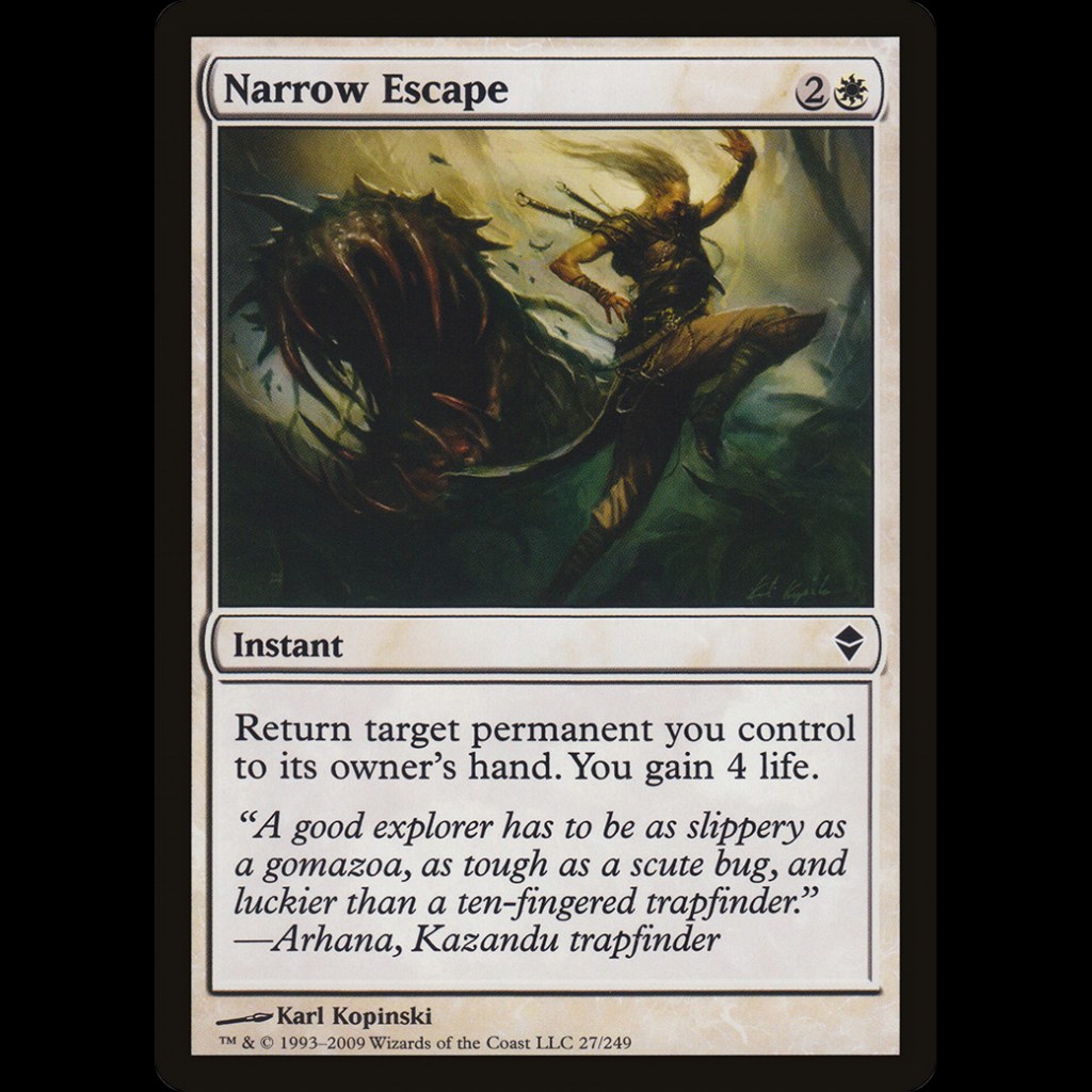 MTG Narrow Escape Zendikar zen#27 - Madtoyz