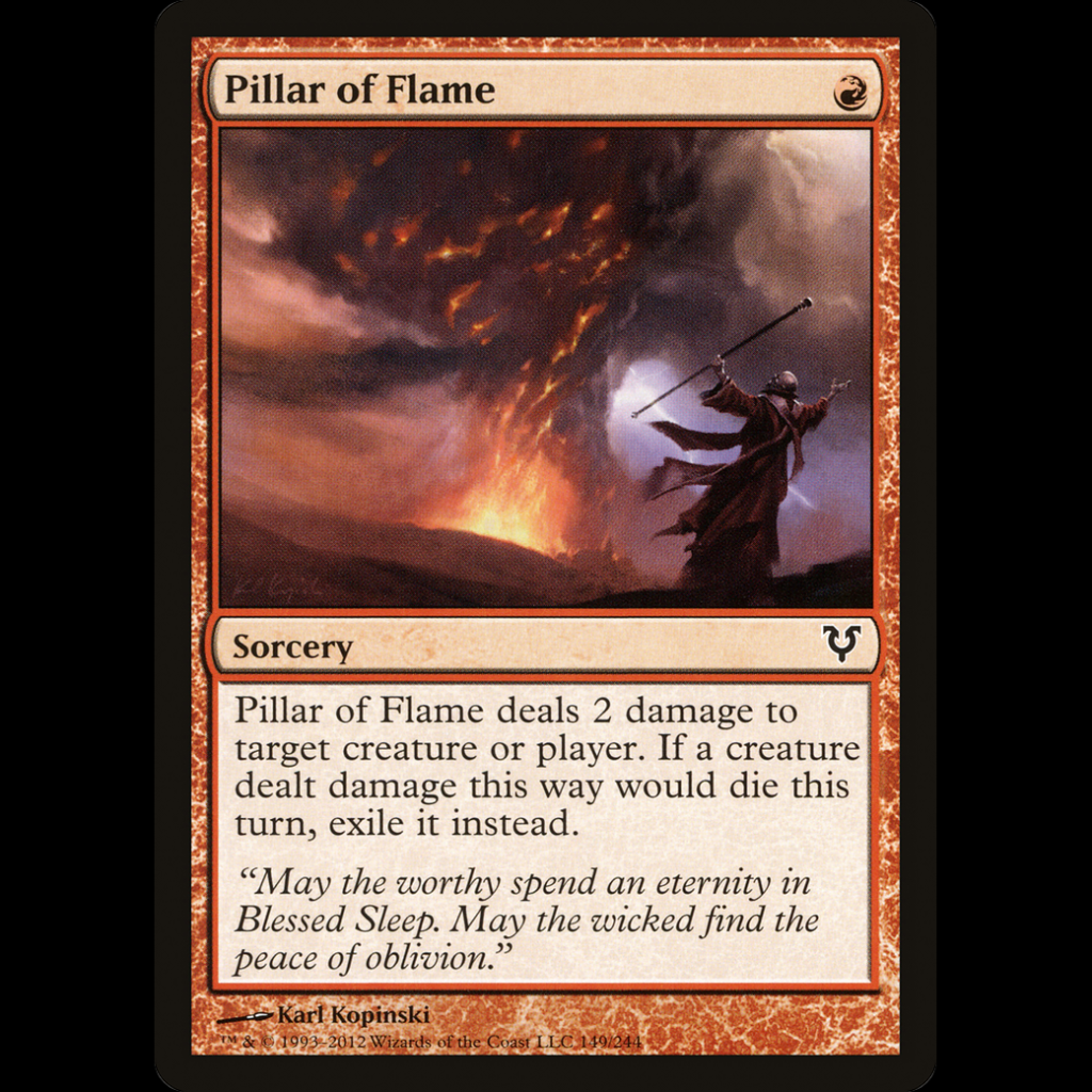 MTG Pillar of Flame Avacyn Restored avr#149 - Madtoyz