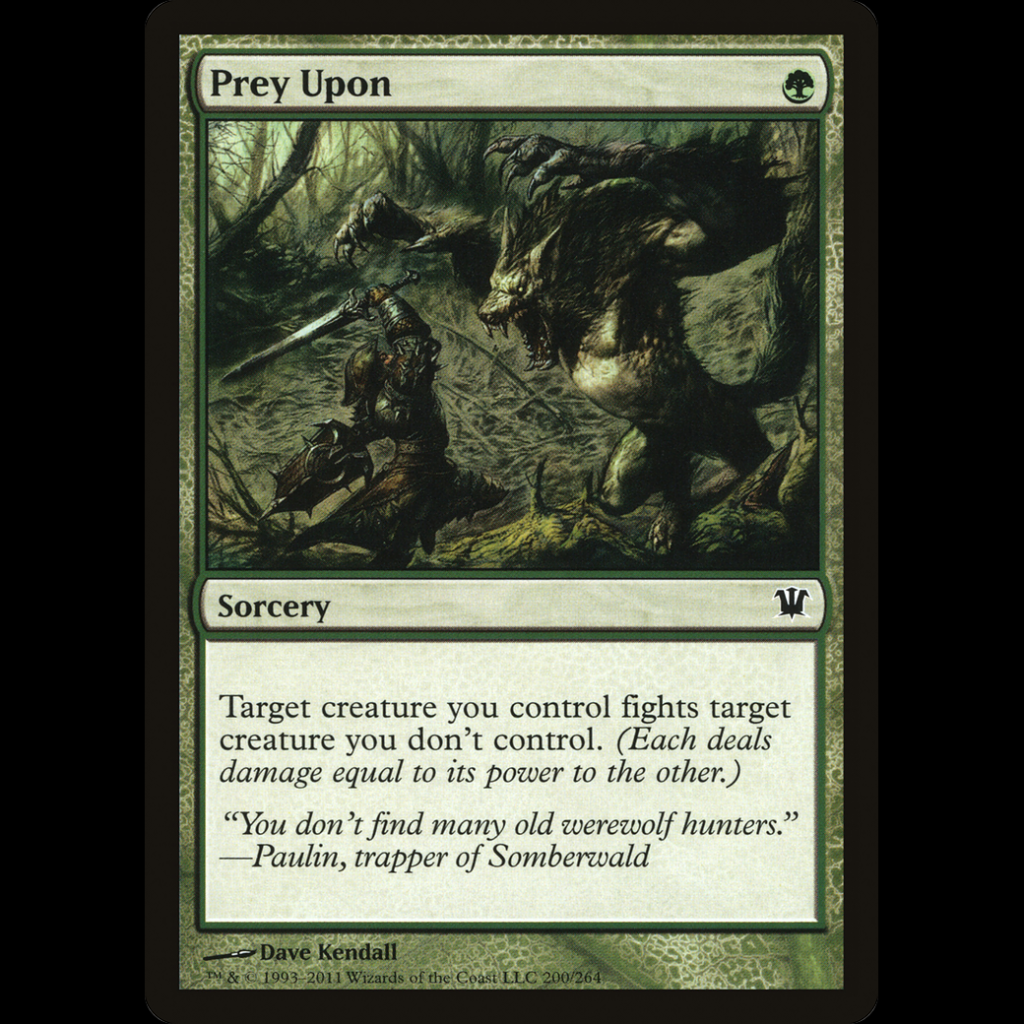 MTG Cazar la presa (Prey Upon) Innistrad - Madtoyz