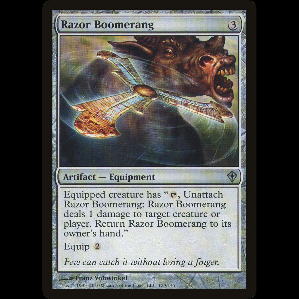 MTG Razor Boomerang Worldwake wwk#129 - Madtoyz