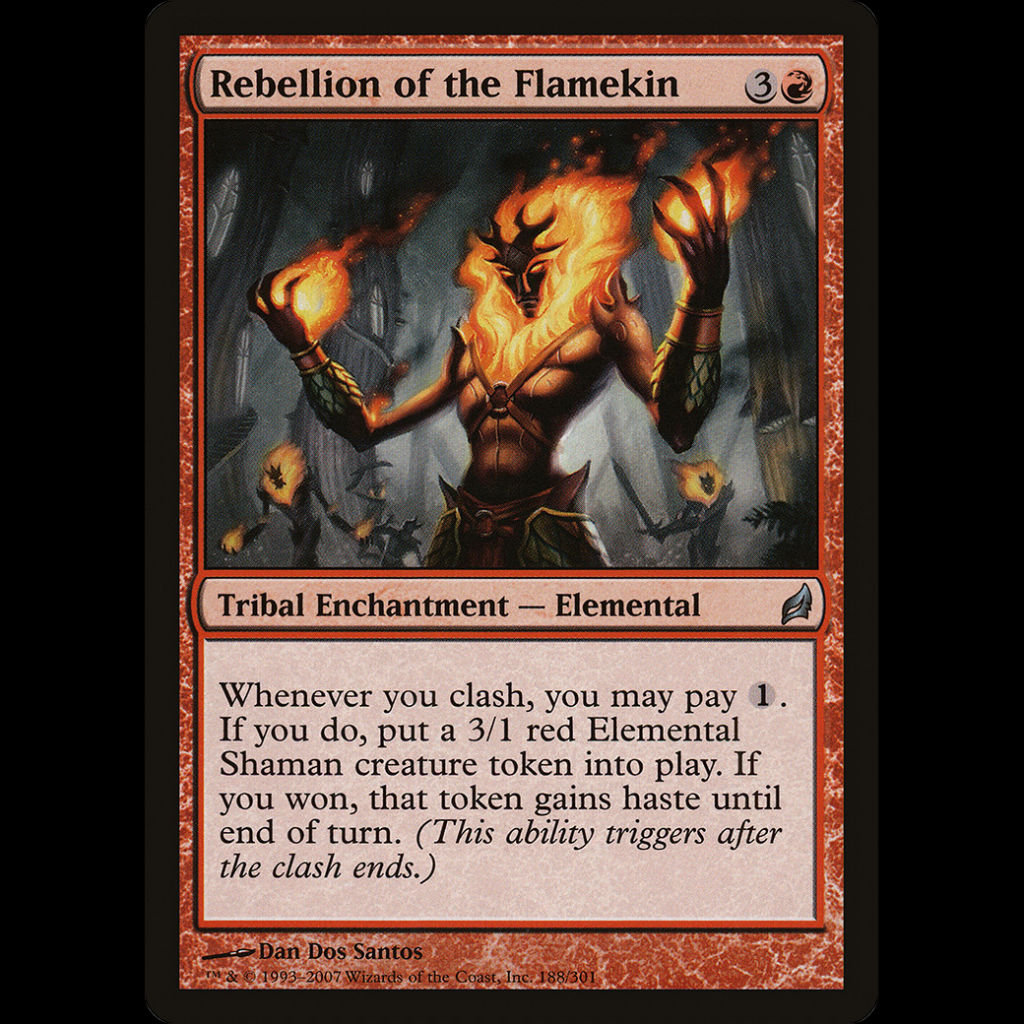 MTG Rebelión de los llameantes (Rebellion of the Flamekin) Lorwyn lrw ...