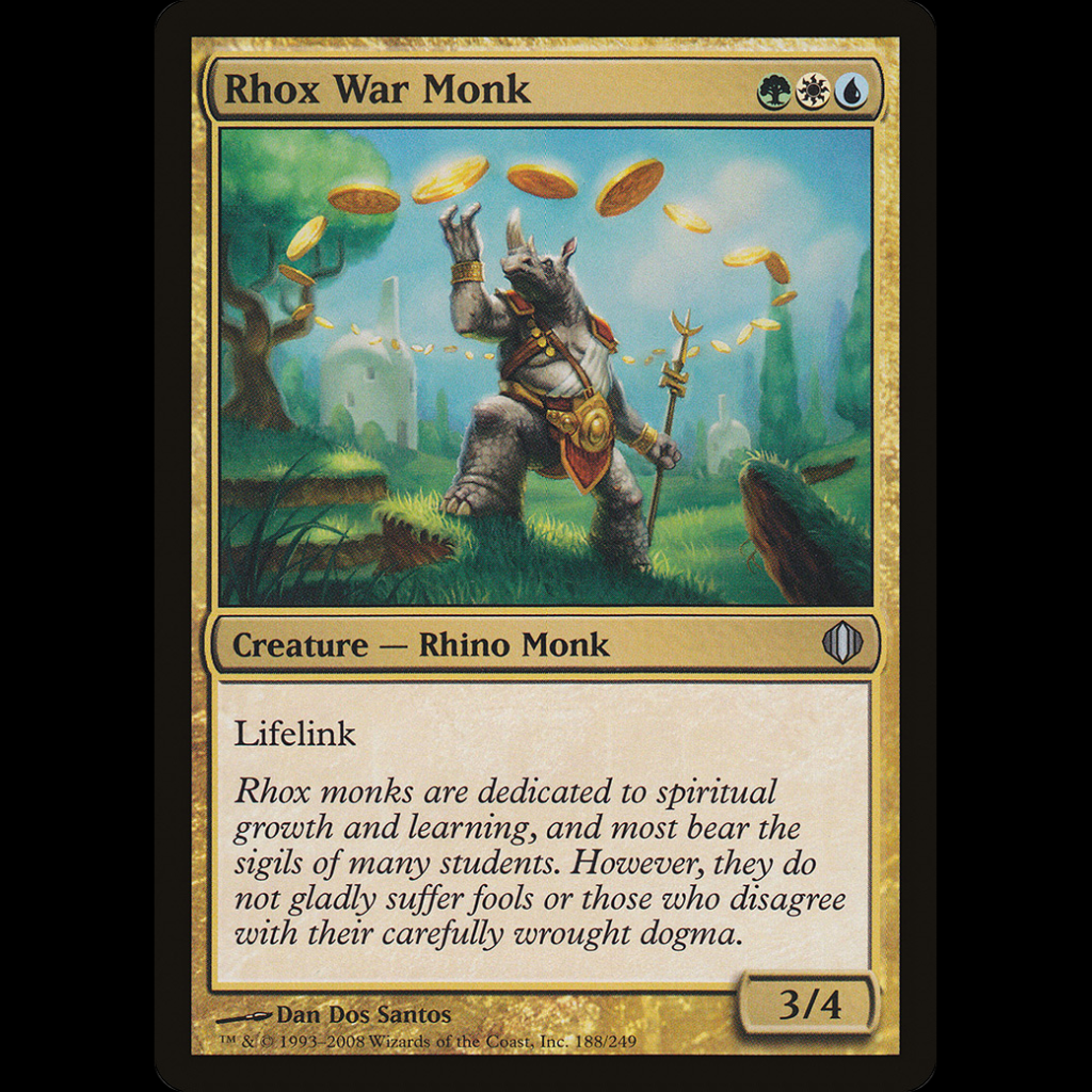 MTG Rhox War Monk Shards of Alara ala#188 - Madtoyz