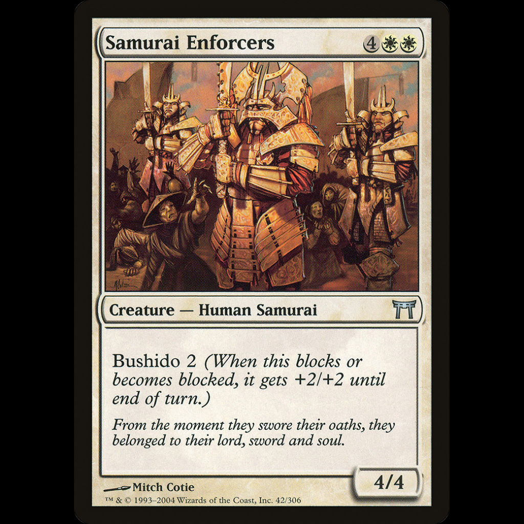 MTG Samurai Enforcers Champions of Kamigawa chk#42 - Madtoyz