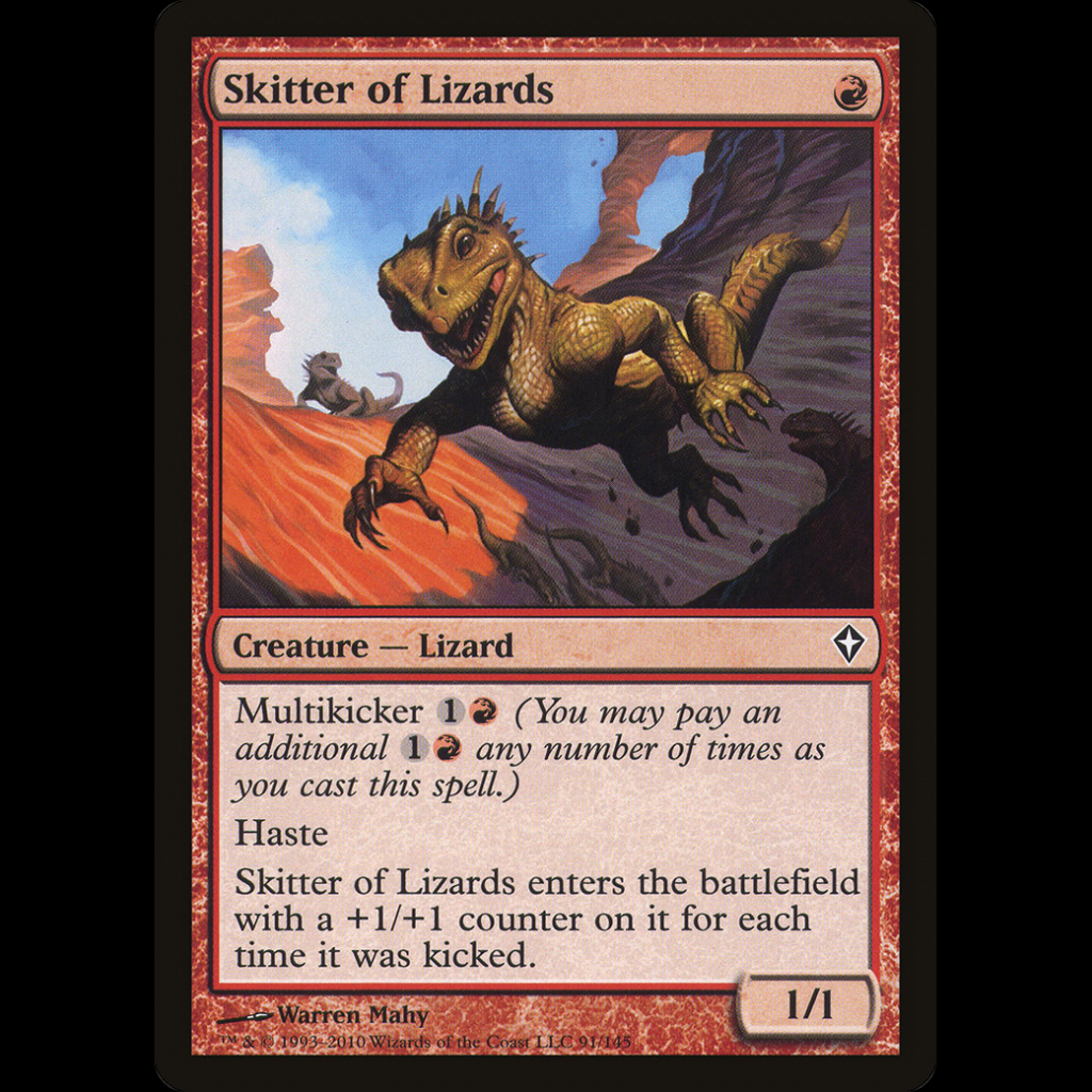 MTG Skitter of Lizards Worldwake wwk#91 - Madtoyz